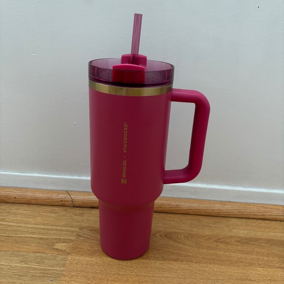 Stanley | Dining | Starbucks Stanley Berry Pink 4oz Stainless Steel ...